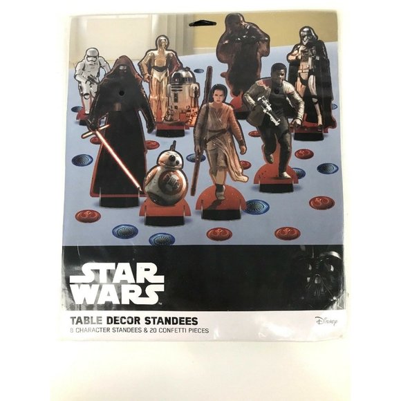 Disney | Party Supplies | Star Wars 8 Table Decor Character Standees ...